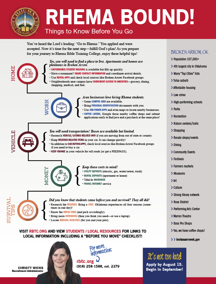 Rhema Ministerial Association International Church Guide